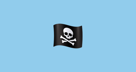 🏴‍☠️ Pirate Flag Emoji on Facebook 15.0