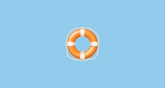 🛟 Ring Buoy Emoji on Facebook 15.0