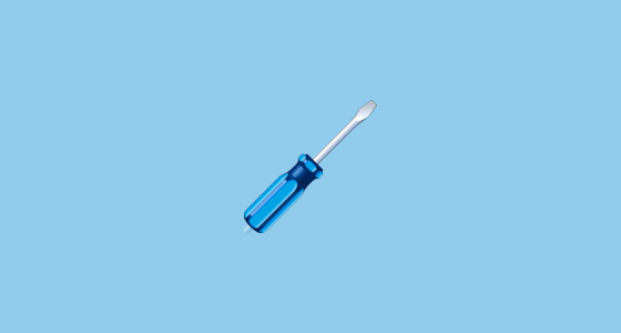 🪛 Screwdriver Emoji on Facebook 15.0