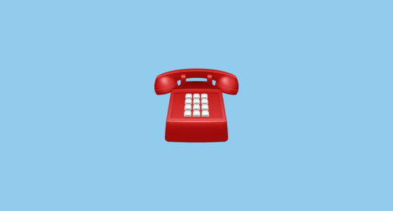 ☎️ Telephone Emoji on Facebook 15.0
