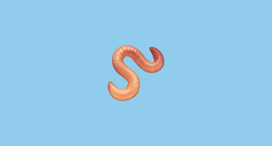 🪱 Worm Emoji on Facebook 15.0
