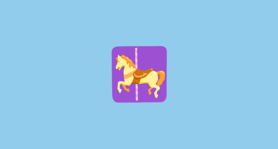 🎠 Carousel Horse Emoji on Messenger 1.0