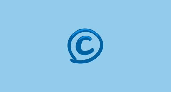 ©️ Símbolo De Copyright Emoji on Messenger 1.0