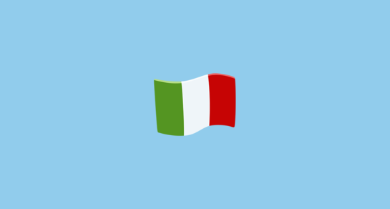 🇮🇹 Flag: Italy Emoji on Messenger 1.0