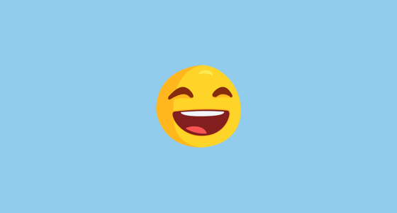 😄 Visage Très Souriant Aux Yeux Rieurs Emoji on Messenger 1.0
