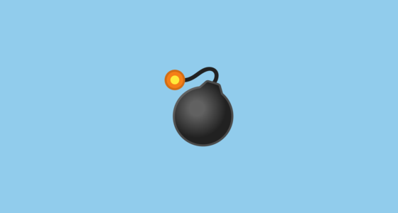 💣 Bomba Emoji on Google Noto Color Emoji Android 8.0