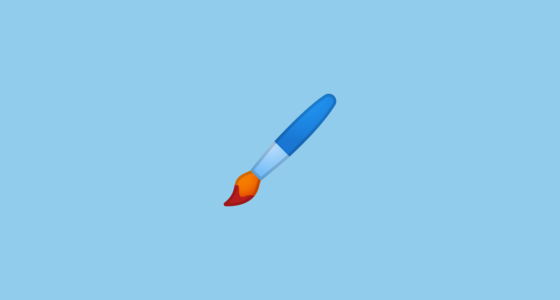 🖌️ Paintbrush Emoji on Google Noto Color Emoji Android 8.0