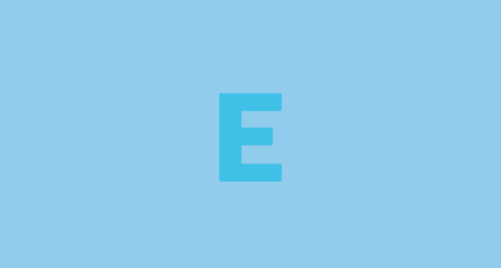 Regional Indicator Symbol Letter E Emoji on Google Noto Color Emoji ...