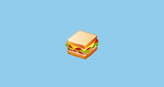 🥪 Sanduíche Emoji on Google Noto Color Emoji Android 8.0
