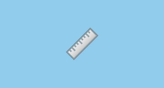 📏 Straight Ruler Emoji on Google Noto Color Emoji Android 8.0