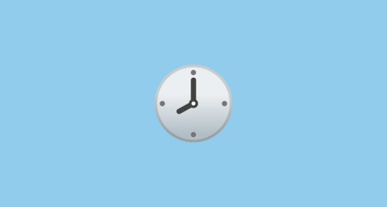 🕗 Eight O’Clock Emoji on Google Noto Color Emoji Android 8.1