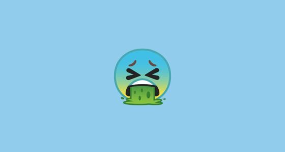 🤮 Face Vomiting Emoji on Google Noto Color Emoji Android 8.1