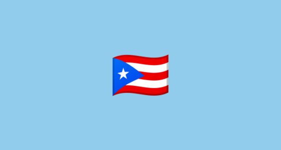 🇵🇷 Bandera: Puerto Rico Emoji on Google Noto Color Emoji Android 8.1