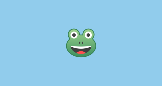 🐸 Frog Emoji on Google Noto Color Emoji Android 8.1