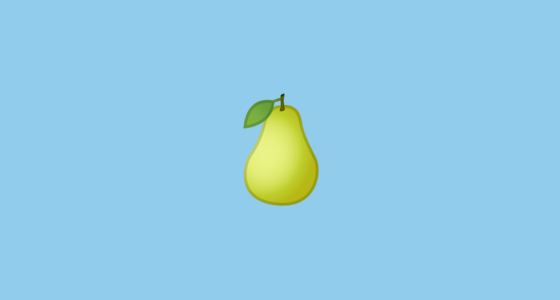🍐 Pera Emoji on Google Noto Color Emoji Android 8.1