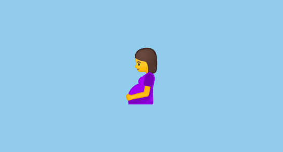 🤰 Mujer Embarazada Emoji on Google Noto Color Emoji Android 8.1