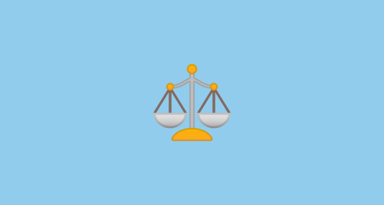 ⚖️ Balance Scale Emoji on Google Noto Color Emoji Android 8.1