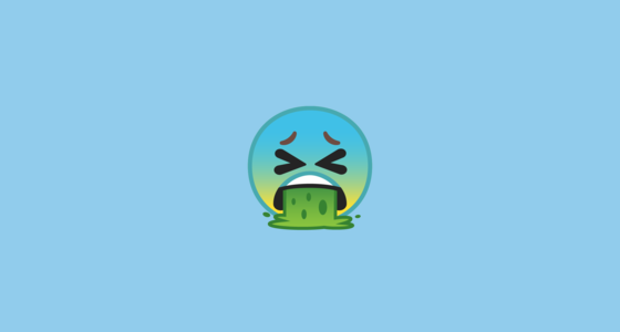🤮 Face Vomiting Emoji on Google Noto Color Emoji Android 9.0