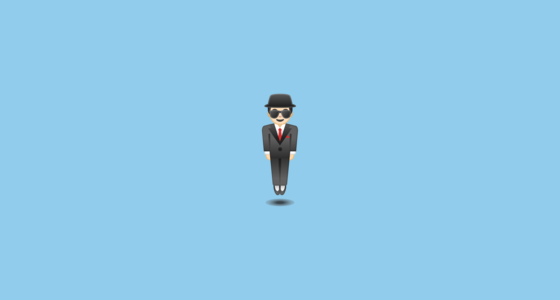 🕴🏻 Person in Suit Levitating: Light Skin Tone Emoji on Google Noto ...