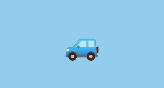 🚙 Sport Utility Vehicle Emoji on Google Noto Color Emoji Android 9.0