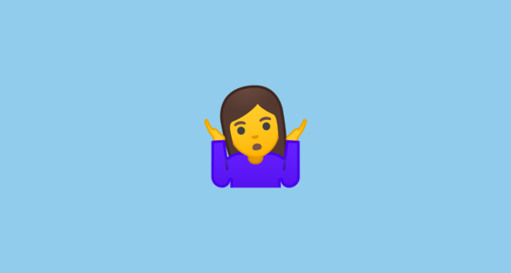 🤷 Angkat Bahu Emoji on Google Noto Color Emoji Android 9.0