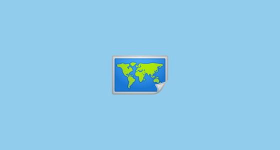🗺️ World Map Emoji on Google Noto Color Emoji Android 9.0