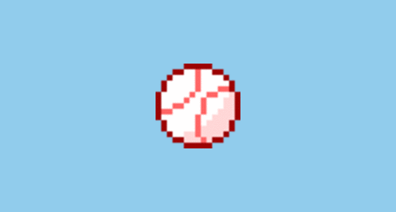 ⚾ Baseball Emoji on Google Noto Color Emoji Gmail
