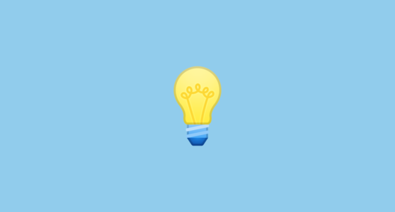 💡 Light Bulb Emoji on Google Noto Color Emoji Android 10.0