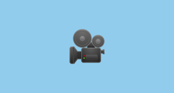 🎥 Cámara De Cine Emoji on Google Noto Color Emoji Android 10.0