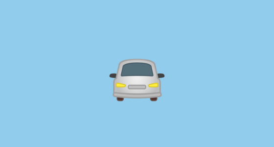 🚘 Oncoming Automobile Emoji on Google Noto Color Emoji Android 10.0