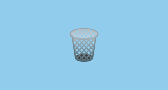 🗑️ Wastebasket Emoji on Google Noto Color Emoji Android 10.0