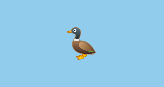 🦆 Duck Emoji on Google Noto Color Emoji Android 10.0 March 2020 Feature ...