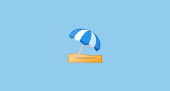 ⛱️ Umbrella on Ground Emoji on Google Noto Color Emoji Android 10.0 ...