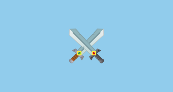 ⚔️ Crossed Swords Emoji on Google Noto Color Emoji Android 11.0