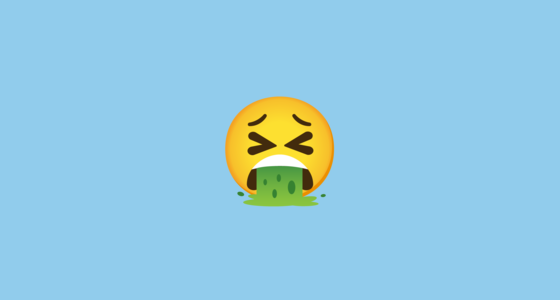 🤮 Face Vomiting Emoji on Google Noto Color Emoji Android 11.0