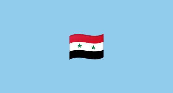🇸🇾 Flag: Syria Emoji on Google Noto Color Emoji Android 11.0
