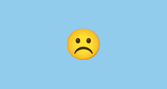 ☹️ Frowning Face Emoji on Google Noto Color Emoji Android 11.0