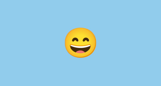 😄 Grinning Face with Smiling Eyes Emoji on Google Noto Color Emoji ...