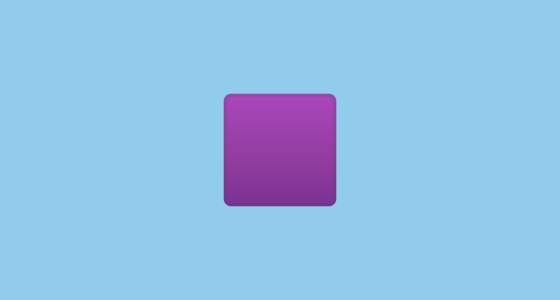 🟪 Purple Square Emoji on Google Noto Color Emoji Android 11.0