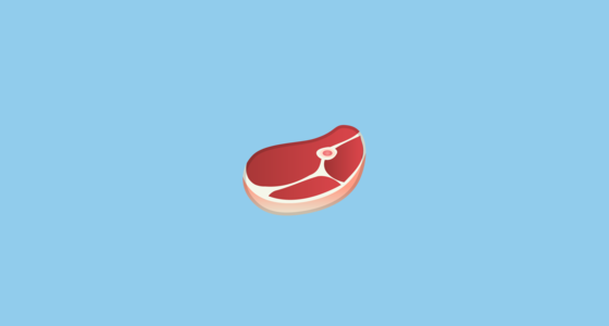 🥩 Cut of Meat Emoji on Google Noto Color Emoji Android 11.0 December ...