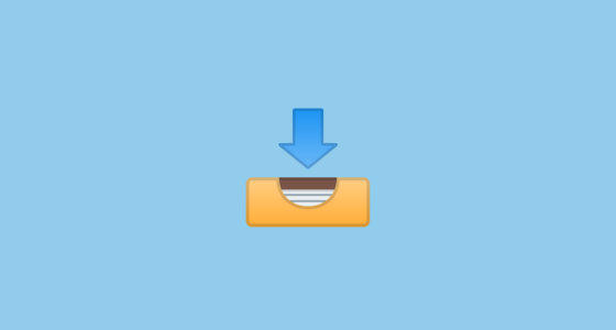 📥 Inbox Tray Emoji on Google Noto Color Emoji Android 11.0 December ...