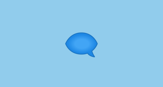 🗨️ 왼쪽 말풍선 Emoji on Google Noto Color Emoji Android 11.0 December 2020 ...