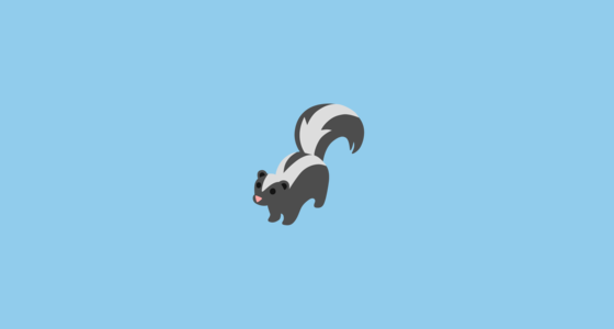 🦨 Skunk Emoji on Google Noto Color Emoji Android 11.0 December 2020 ...