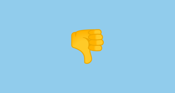 👎 Pollice Verso Emoji on Google Noto Color Emoji Android 11.0 December ...