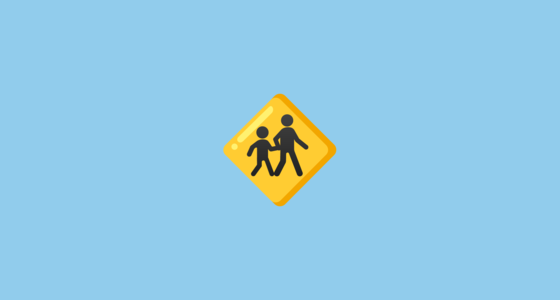 🚸 Children Crossing Emoji on Google Noto Color Emoji Android 12.0
