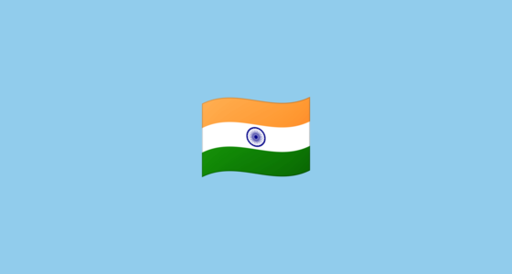 🇮🇳 Bandera: India Emoji on Google Noto Color Emoji Android 12.0
