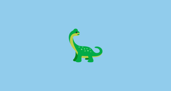 🦕 Sauropod Emoji on Google Noto Color Emoji Android 12.0
