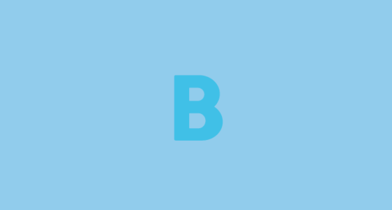 Regional Indicator Symbol Letter B Emoji on Google Noto Color Emoji ...