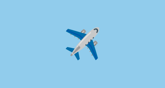 ️ Avião Emoji on Google Noto Color Emoji Android 12L