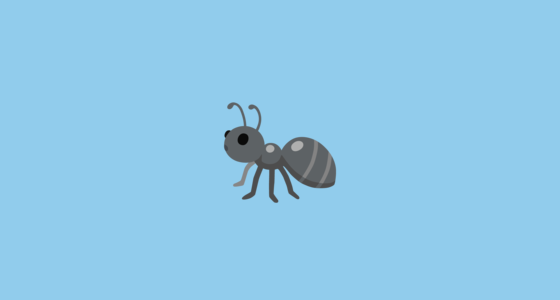 🐜 Formiga Emoji on Google Noto Color Emoji Android 12L